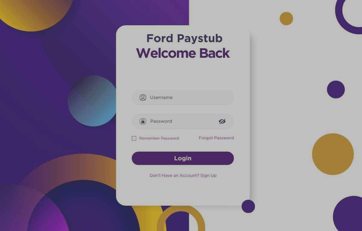 How to Get Ford Paystub Online
